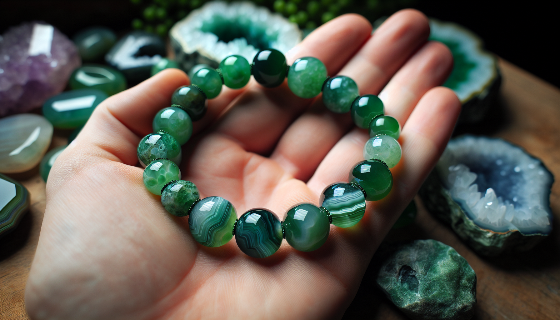 Renew with the Vibrant Energy of Green Agate – KarmaRipple