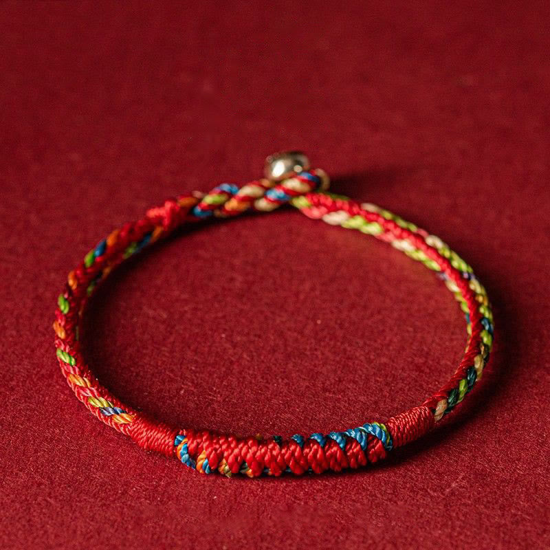 Handmade Five Color Thread Protection Wristband | KarmaRipple